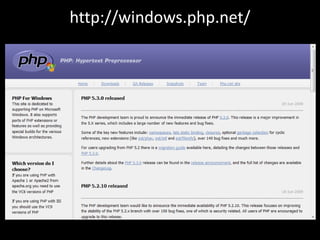 phpbenelux - Microsoft & PHP (Web Platform Installer, Bridges and Azure) | PPTX