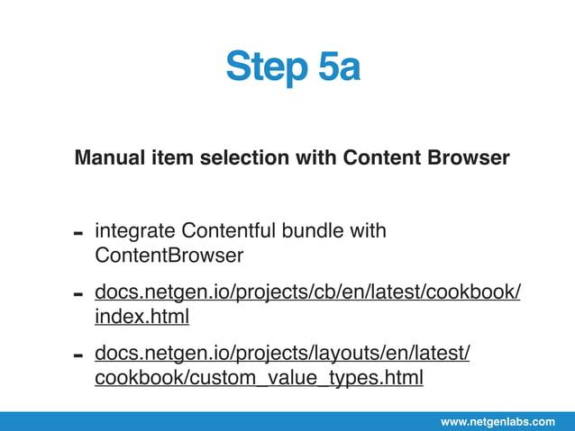 Contentful with Netgen Layouts workshop | PPT