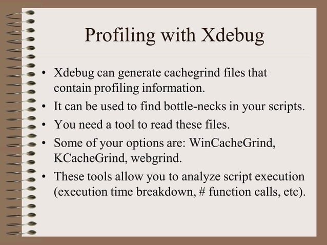 Php code profiling_using_x_debug | PPT