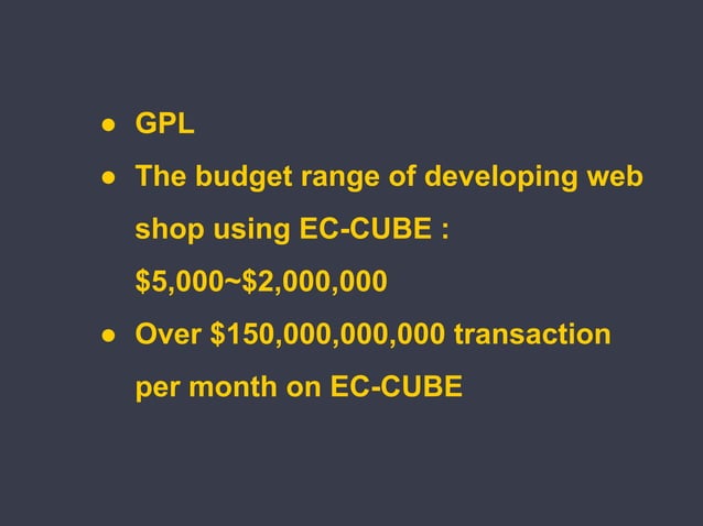 Introduction of EC-CUBE 4.0 | PPT