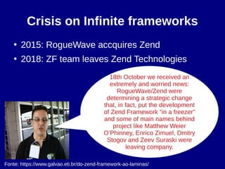 PHP Conference Brazil - What can we expect about framework Laminas? | PPT