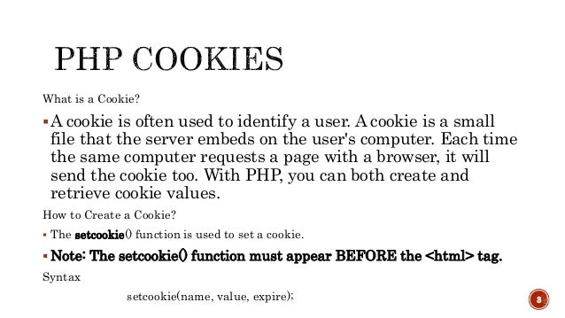 Php Cookies And Sessions