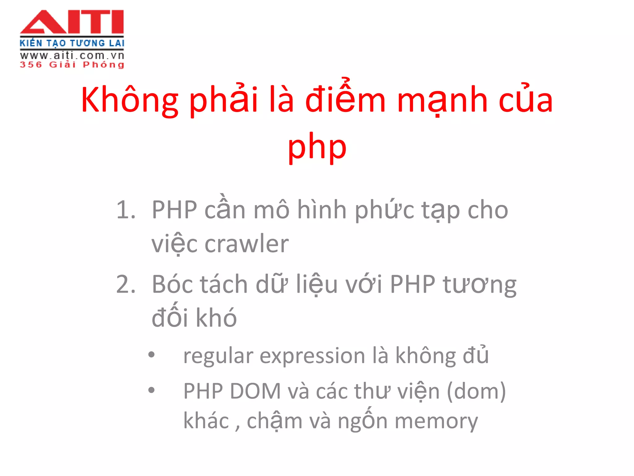 Php crawler and parser | PPT