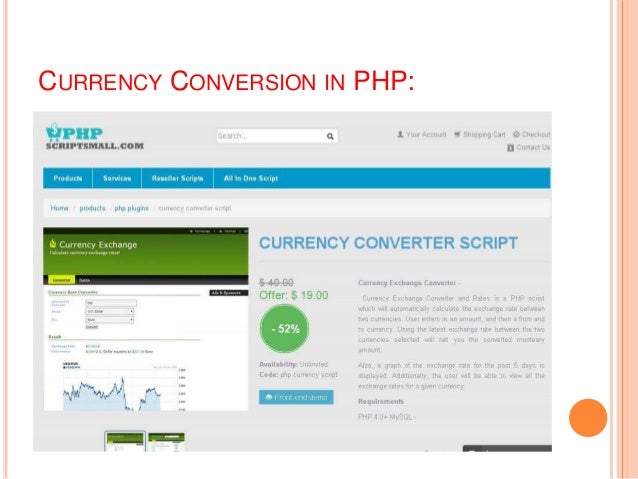 Php Currency Conversion Script Currency Conversion In Php