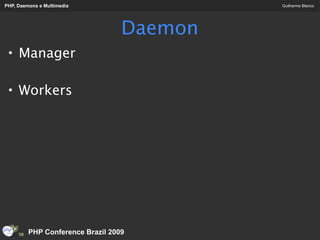 PHP, Daemons e Multimedia | KEY | Digital Audio | Computer Software and Applications