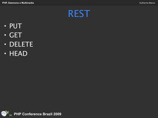 PHP, Daemons e Multimedia | KEY | Digital Audio | Computer Software and Applications