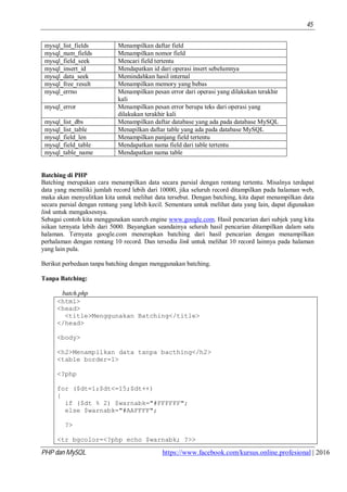 Php dan MySQL 4 | PDF