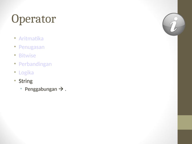 Php Pengenalan Dan Dasar Dasar Penggunanaan Php Ppt
