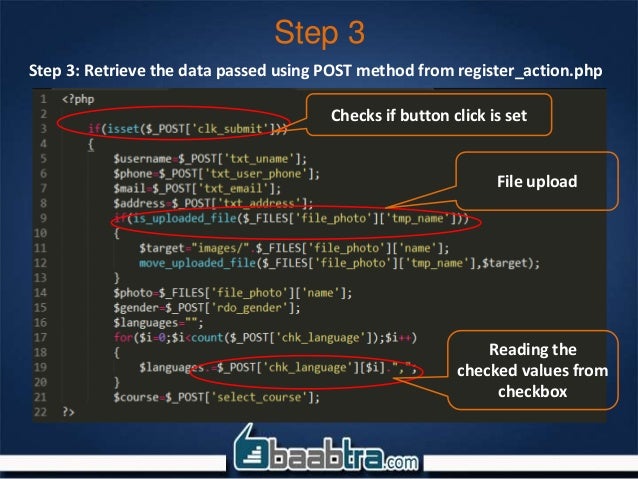 Php database connectivity