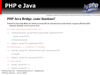Phpday 2009 php e java | PDF | Programming Languages | Computing