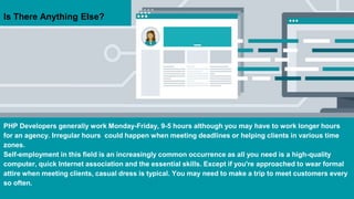 Php developer job description | PPT
