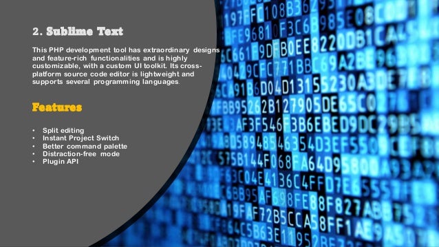 7 Top PHP Development Tools For PHP Coding | PPT