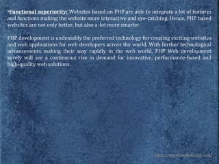PHP Development Services | PPT