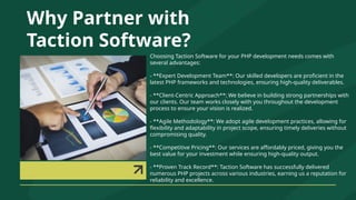PHP Development Services - Taction Software.pptx