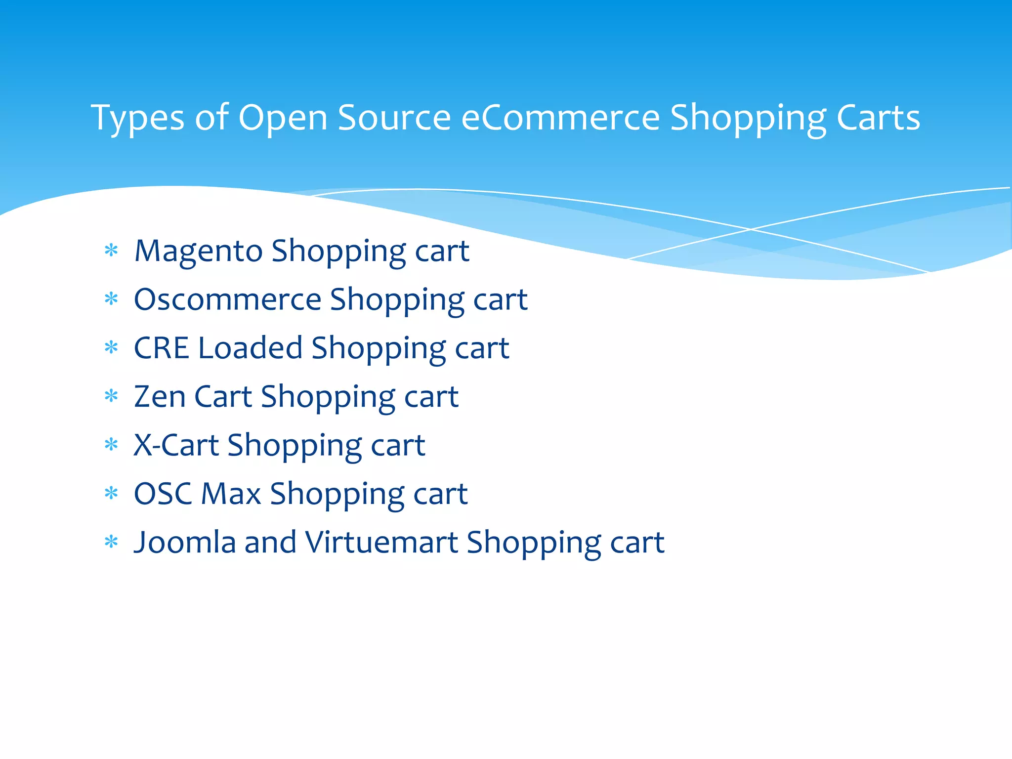 The benefits of PHP eCommerce Shopping Carts | PPTX | Web Development ...
