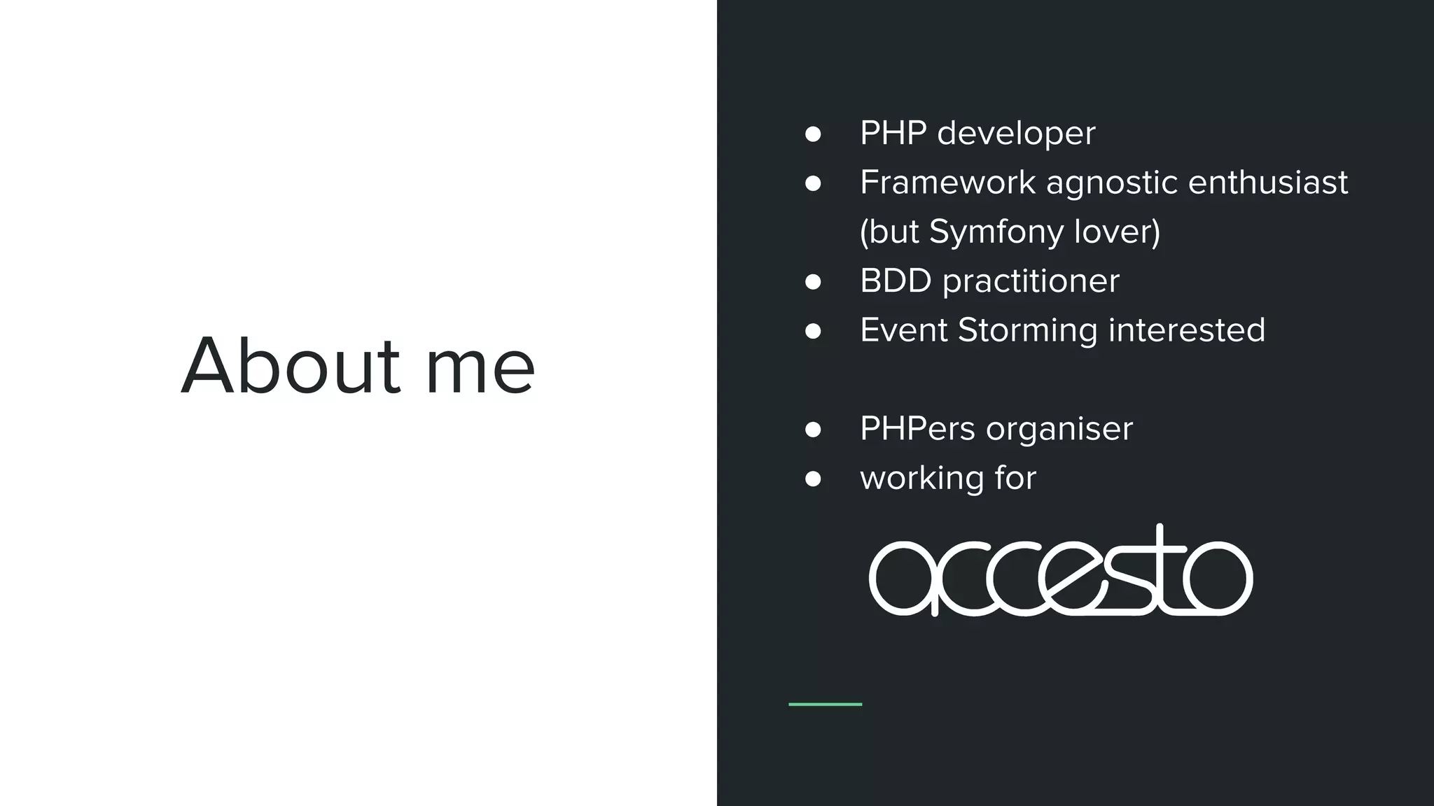 BDD - design your application decoupled from framework | PPT