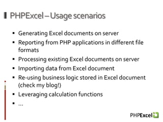 PHPExcel | PPT