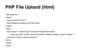PHP Dosya Yükleme | PPT