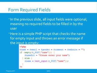 Php forms | PPT