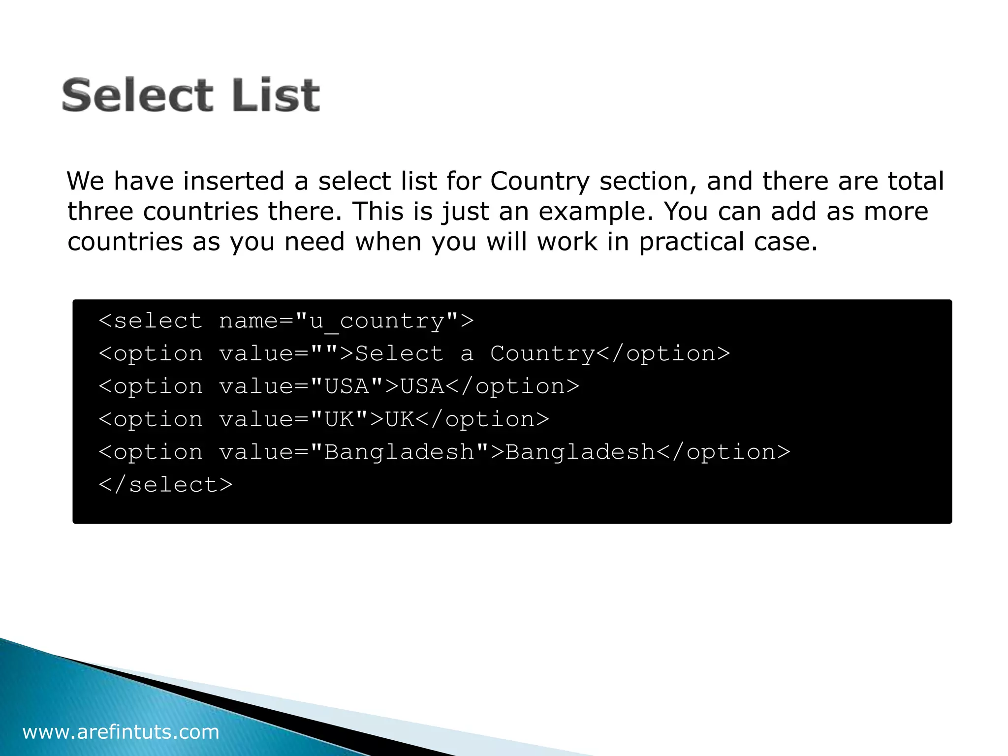 PHP Form Validation Technique | PPTX