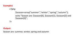 PHP FUNCTIONS AND ARRAY.pptx
