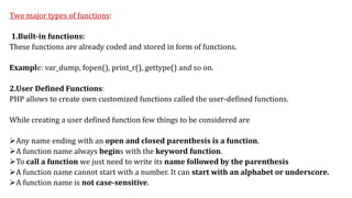 PHP FUNCTIONS AND ARRAY.pptx