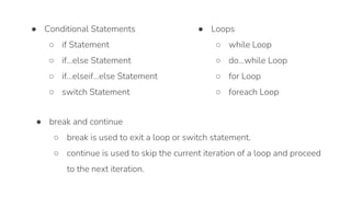 PHP Fundamentals: A Comprehensive Introduction | PPTX