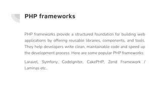 PHP Fundamentals: A Comprehensive Introduction | PPTX