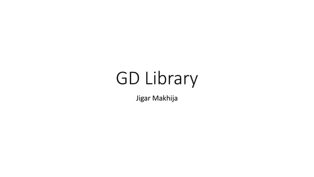 Php gd library | PPT
