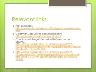 Gearman & PHP | PPT