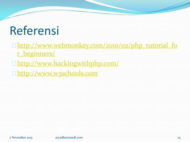 PHP (Input Data) dan MySQL | PDF