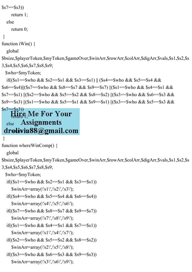 php global $bsize,$playerToken,$myToken,$gameOver,$winArr,$rowAr.pdf