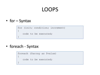 Php Intermediate | PPT
