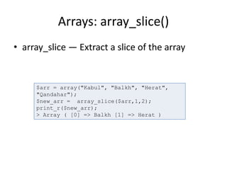 Php Intermediate | PPTX | Web Development | Internet