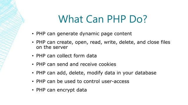 PHP Basics | PPT