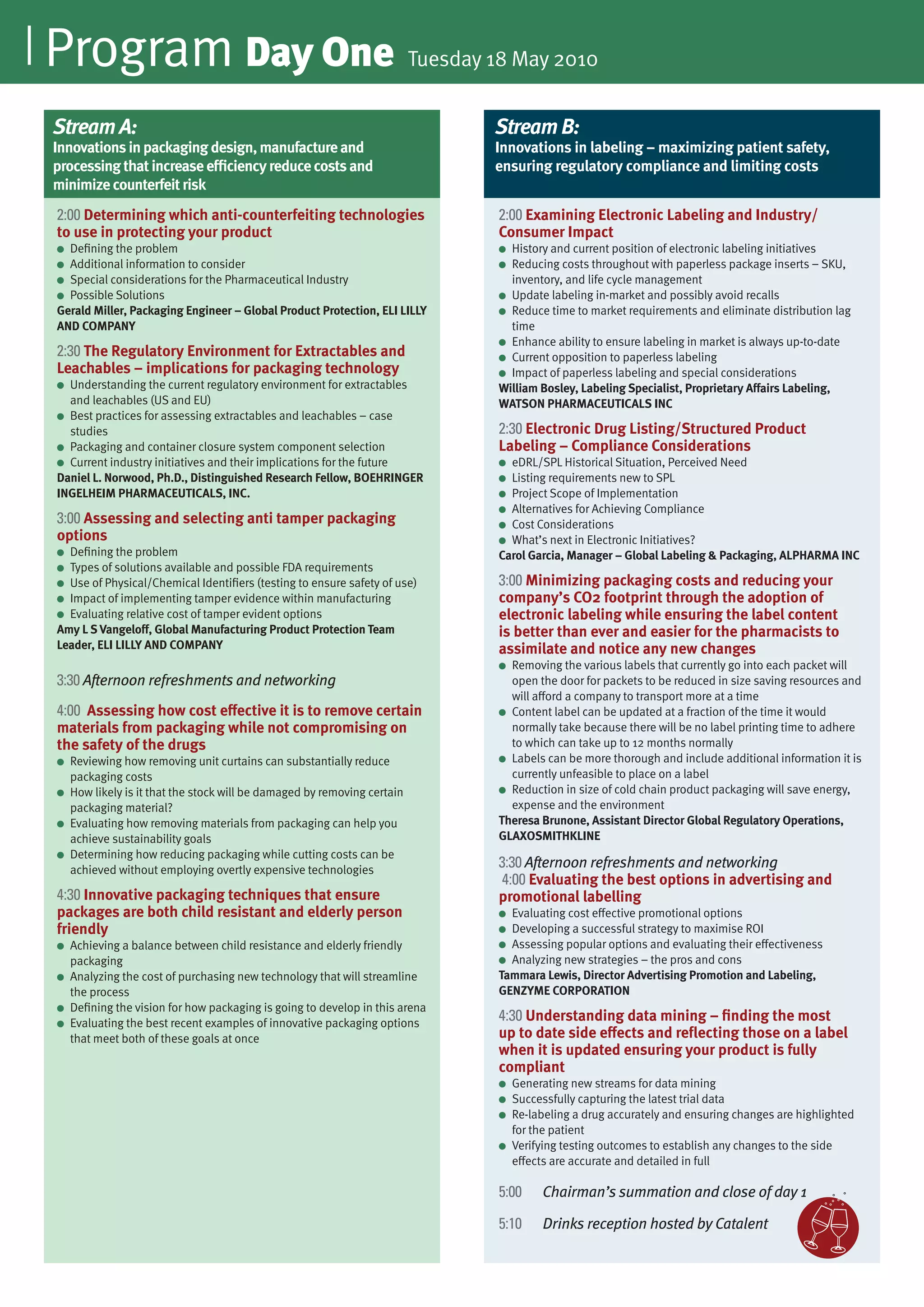 Pharma packaging & Labeling USA Conference | PDF