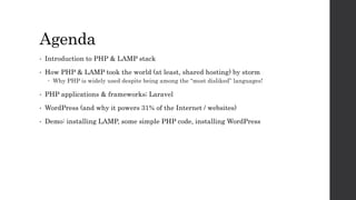 PHP, LAMP Stack & WordPress | PPT