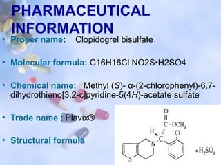Clopidogrel pharmacokinetics | PPT