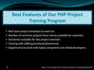 Php live project training | PPT