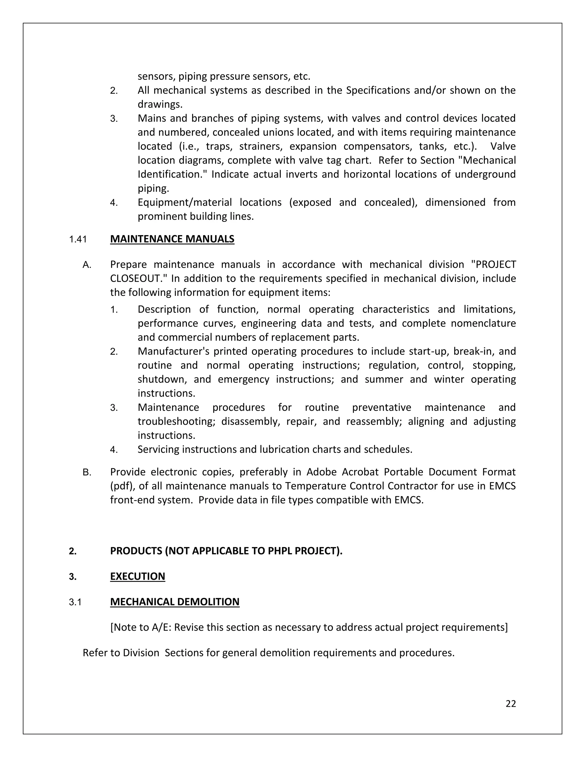 Technical Specification MEP Works | PDF | Desktop Publishing | Computer ...