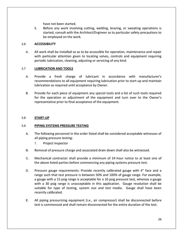 Technical Specification MEP Works | PDF | Desktop Publishing | Computer ...