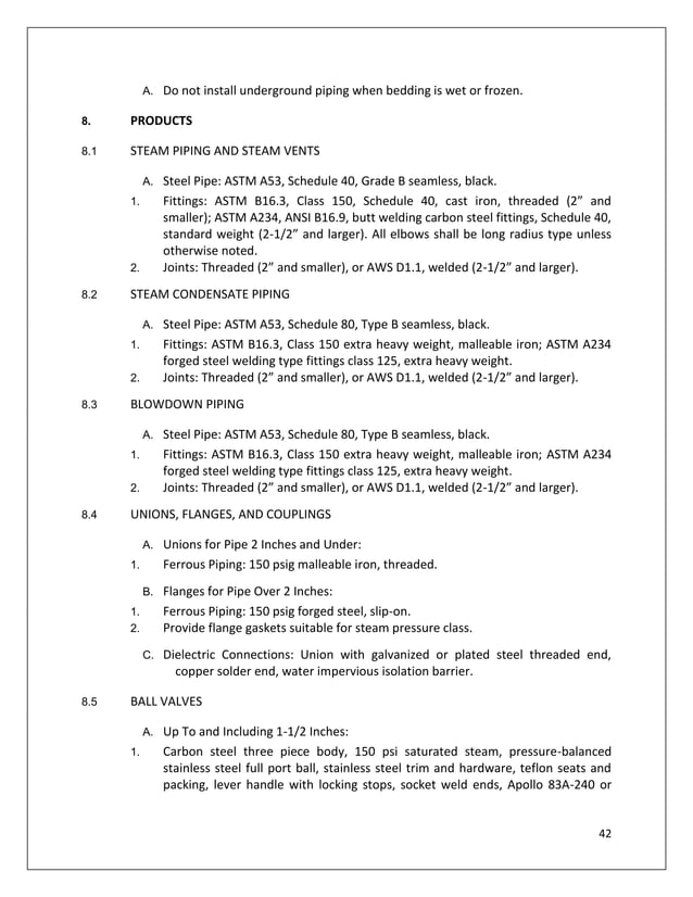 Technical Specification MEP Works | PDF | Desktop Publishing | Computer ...