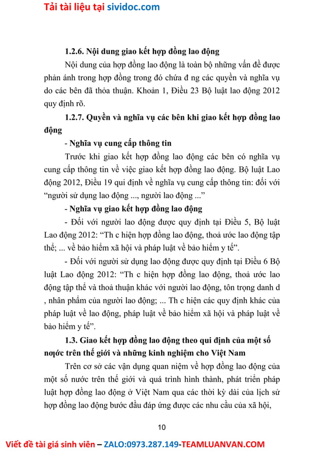 Pháp Luật Về Giao Kết Hợp Đồng Lao Động Và Thực Tiễn Thực Hiện Trong Các Doanh Nghiệp Ở Đà Nẵng.doc