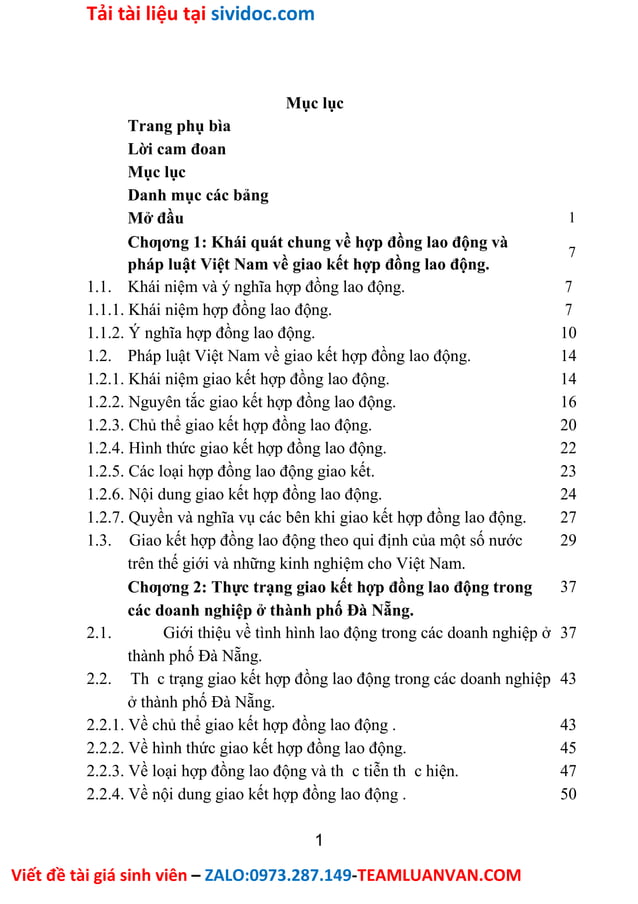Pháp Luật Về Giao Kết Hợp Đồng Lao Động Và Thực Tiễn Thực Hiện Trong Các Doanh Nghiệp Ở Đà Nẵng.doc