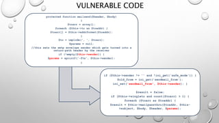 PHP Mailer Remote Code Execution | PPT