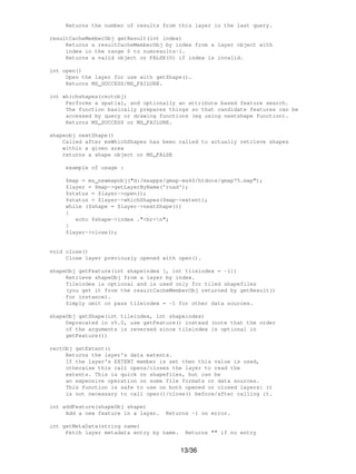 Php Map Script Class Reference | PDF