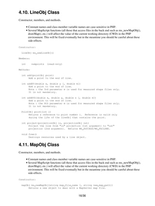 Php Map Script Class Reference | PDF
