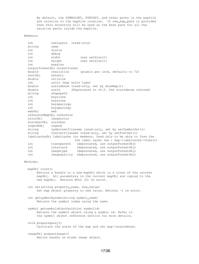 Php Map Script Class Reference | PDF