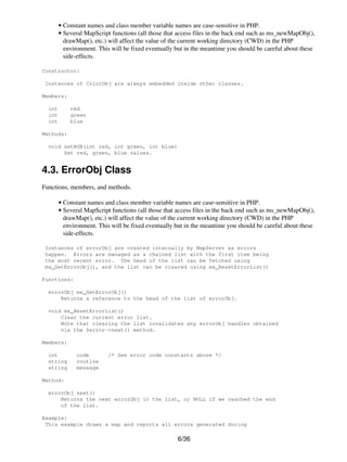 Php Map Script Class Reference | PDF | Web Development | Internet