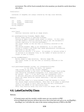 Php Map Script Class Reference | PDF | Web Development | Internet